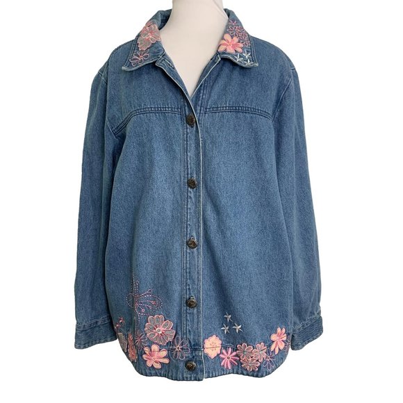 Toffee Apple | Jackets & Coats | Toffee Apple Womens Denim Jacket Pink ...